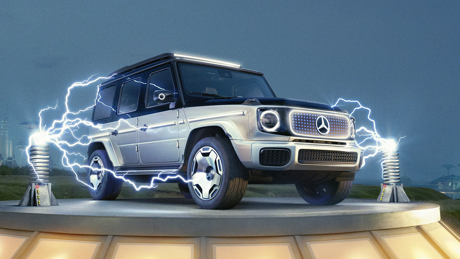 Otroliga finessen: Se nya Mercedes EQG vända som en stridsvagn | Carup.se