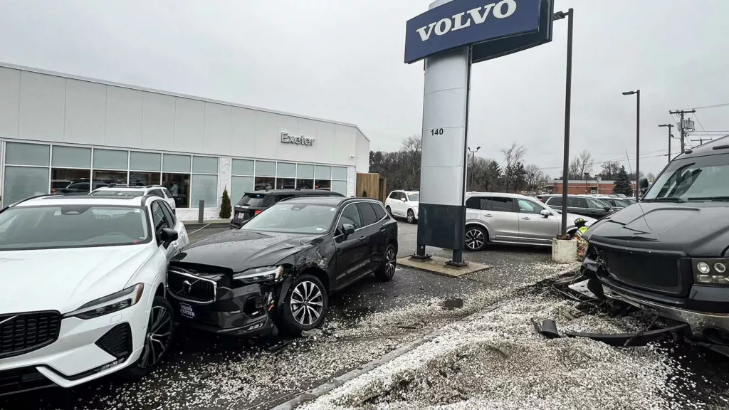 Krasch hos Volvohandlare – fem fabriksnya Volvo mosade | Carup.se