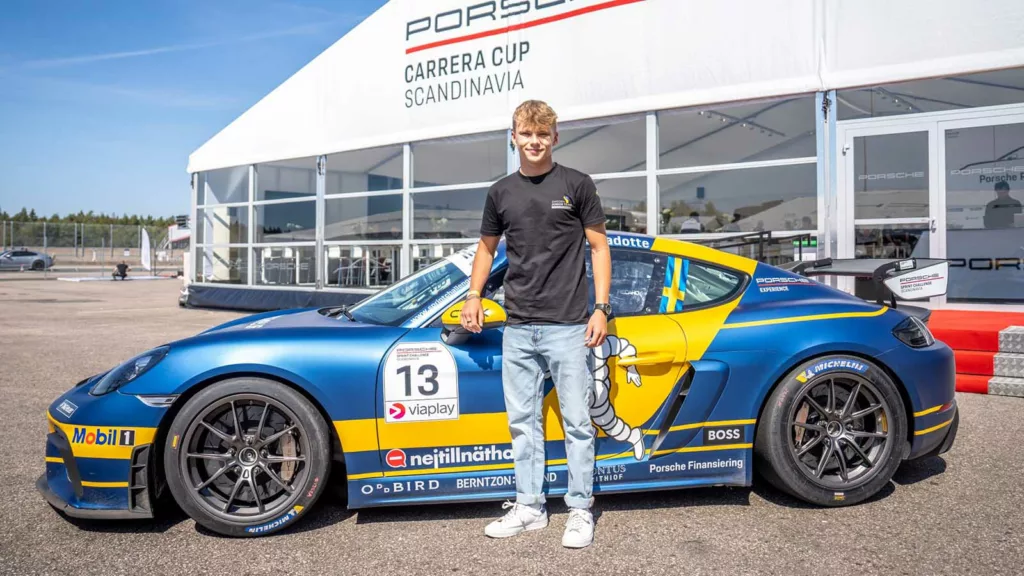Joel, 15, ska tävla med Carl Philips Porsche: ”Jättestort” | Carup.se