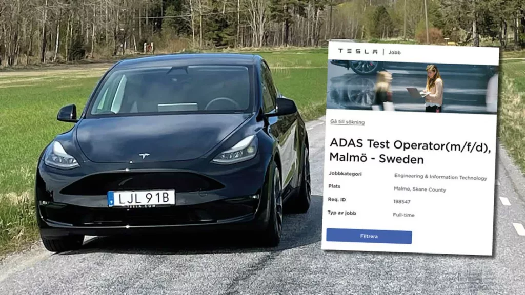 Tesla söker testförare i Sverige: ”Köra prototypfordon” | Carup.se