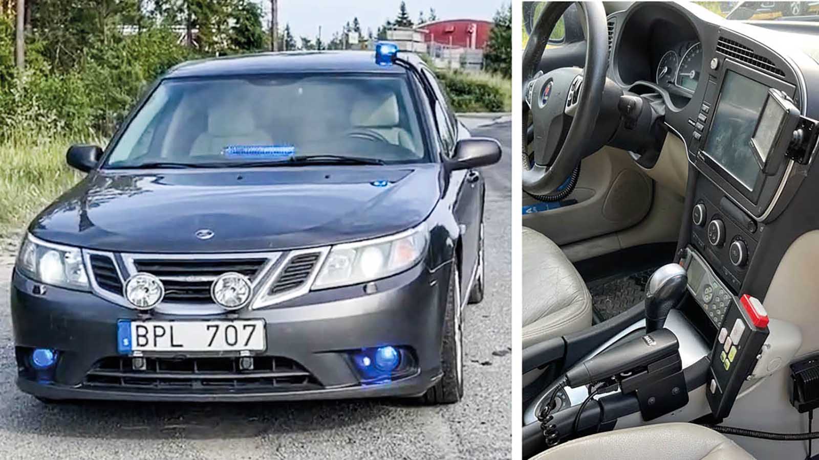 Polisens trimmade Saab – nu säljs fortkörarnas skräck | Carup.se