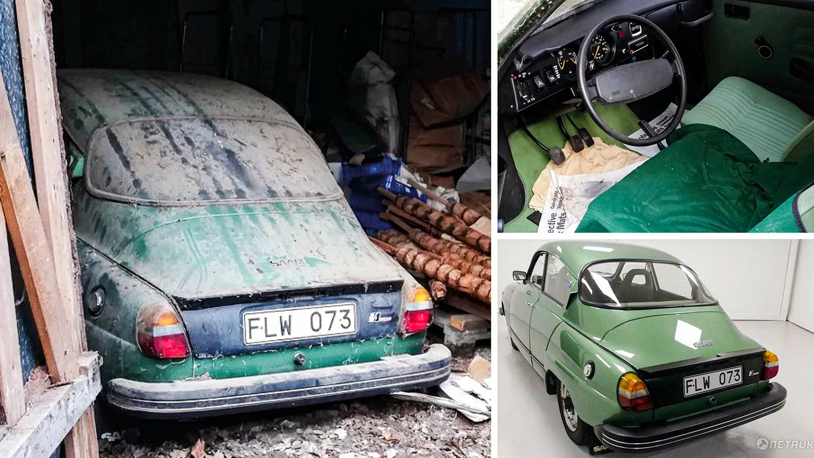 Gömde sin nya Saab i 42 år – donerade alla sina miljoner | Carup.se