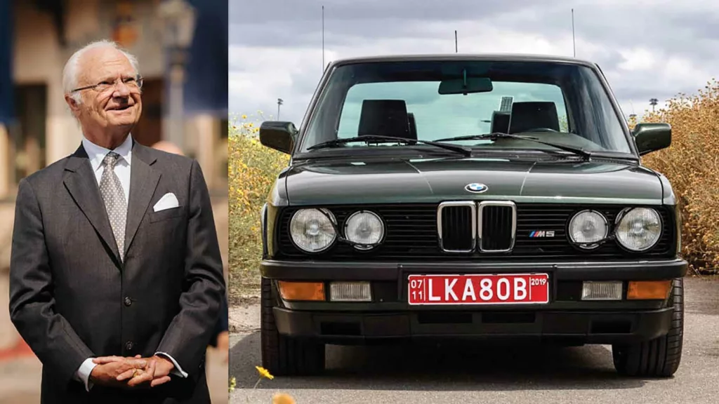 Nu säljs kungens vrålåk: BMW M5 med polisradio | Carup.se