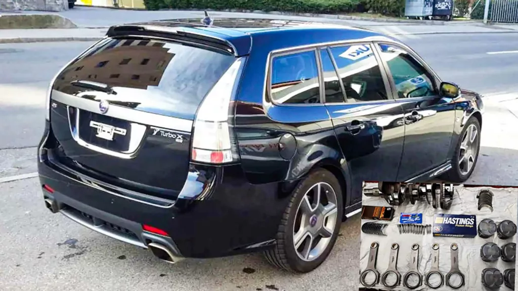 Saabs värsting Turbo X fick brutalt trim – nu till salu | Carup.se