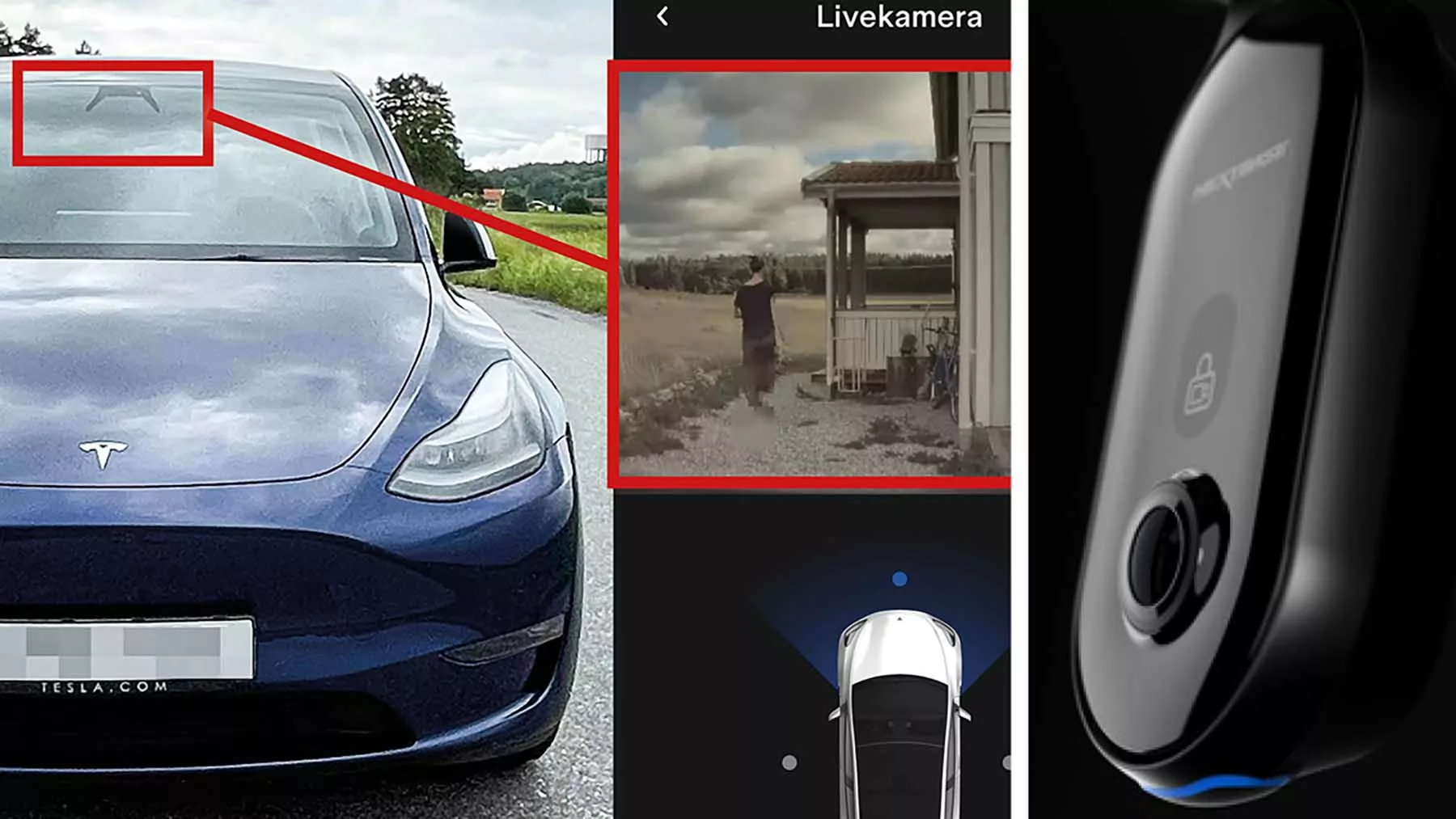 Ny kamera ger ”Tesla-övervakning” till alla bilar | Carup.se
