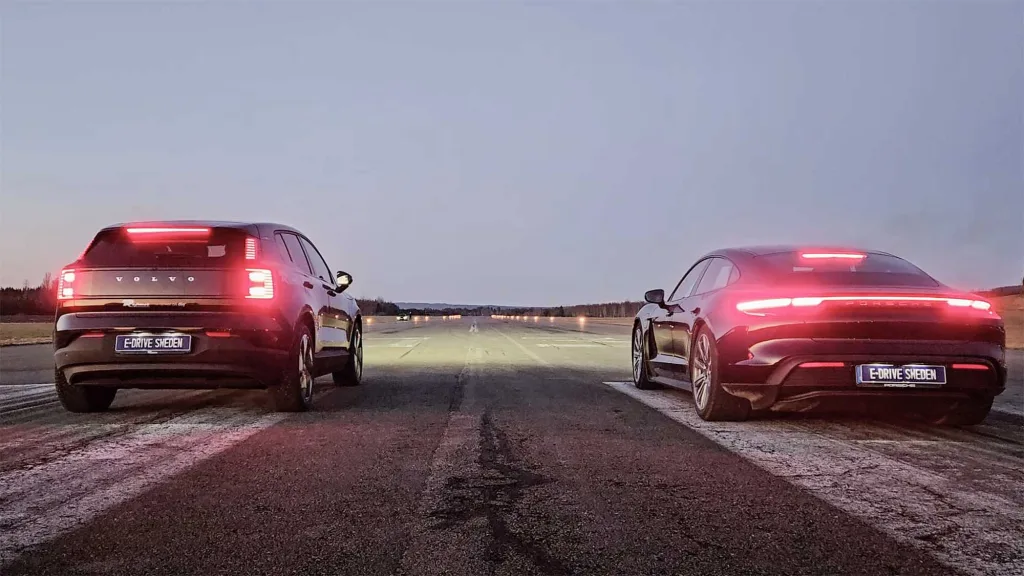 Så klarar Volvo EX30 duellen mot Porsche | Carup.se
