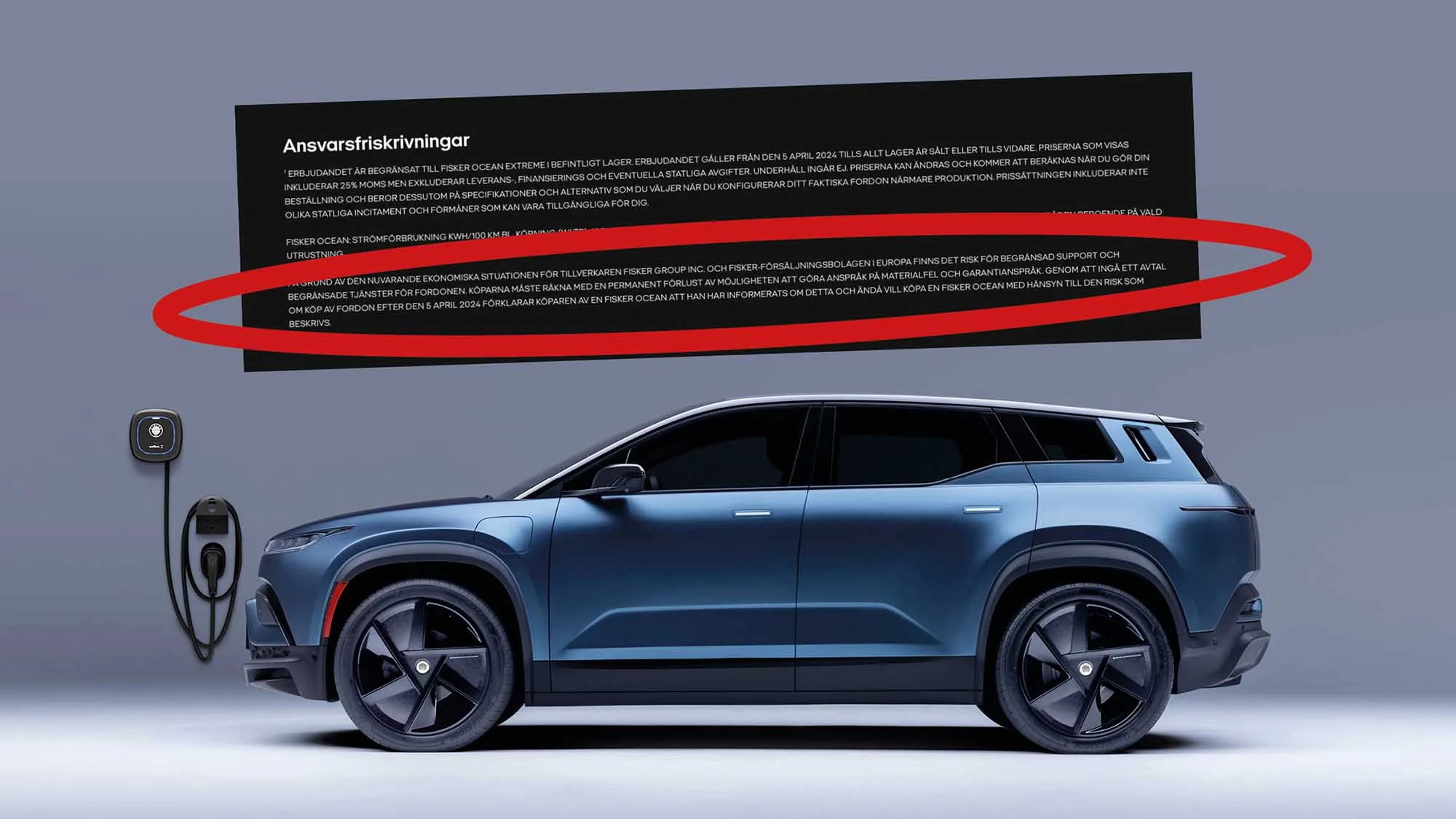 Fisker rear elbilar – varnar för garanti och service | Carup.se