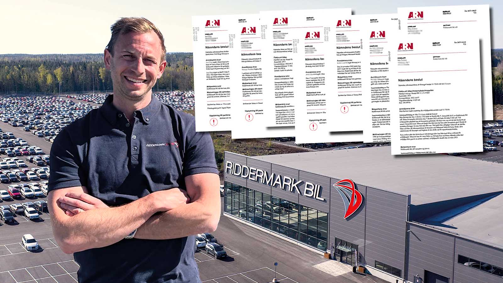 Så många har anmält Riddermark Bil till ARN | Carup.se