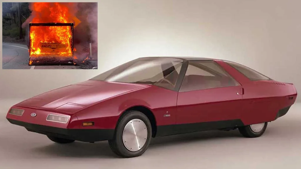 Ovärderlig konceptbil totalförstörd i brand | Carup.se