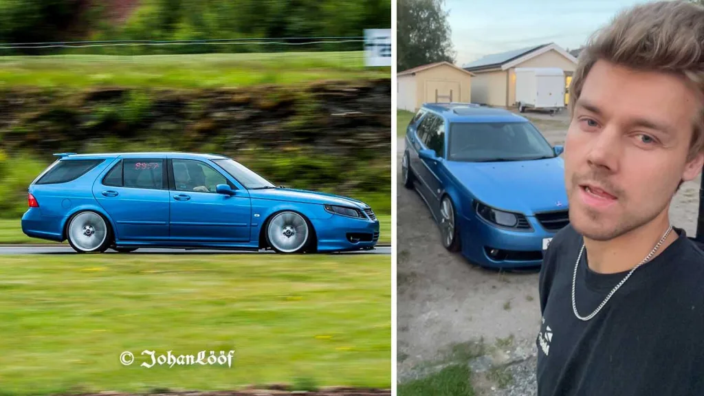 Så byggde Adam en extrem Saab med 600 hk | Carup.se