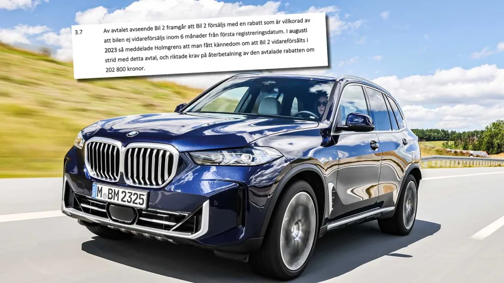 Mardröm: BMW-rabatt på 203 000 krävs tillbaka | Carup.se