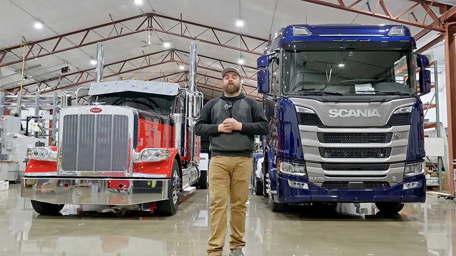 Så står sig Scanias V8 mot USA:s Peterbilt | Carup.se