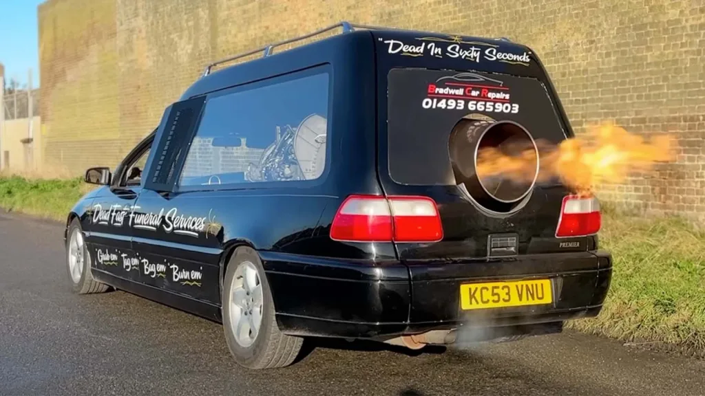 Dödligt snabb likbil – med jetmotor | Carup.se