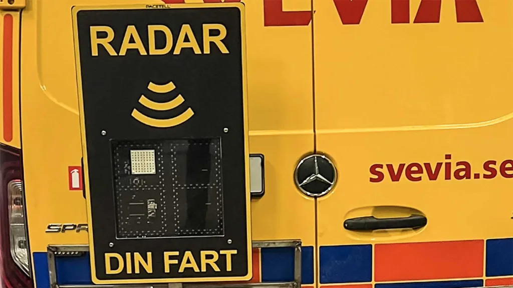 Ny fartradar vid vägarbete: ”Känner sig iakttagna” | Carup.se