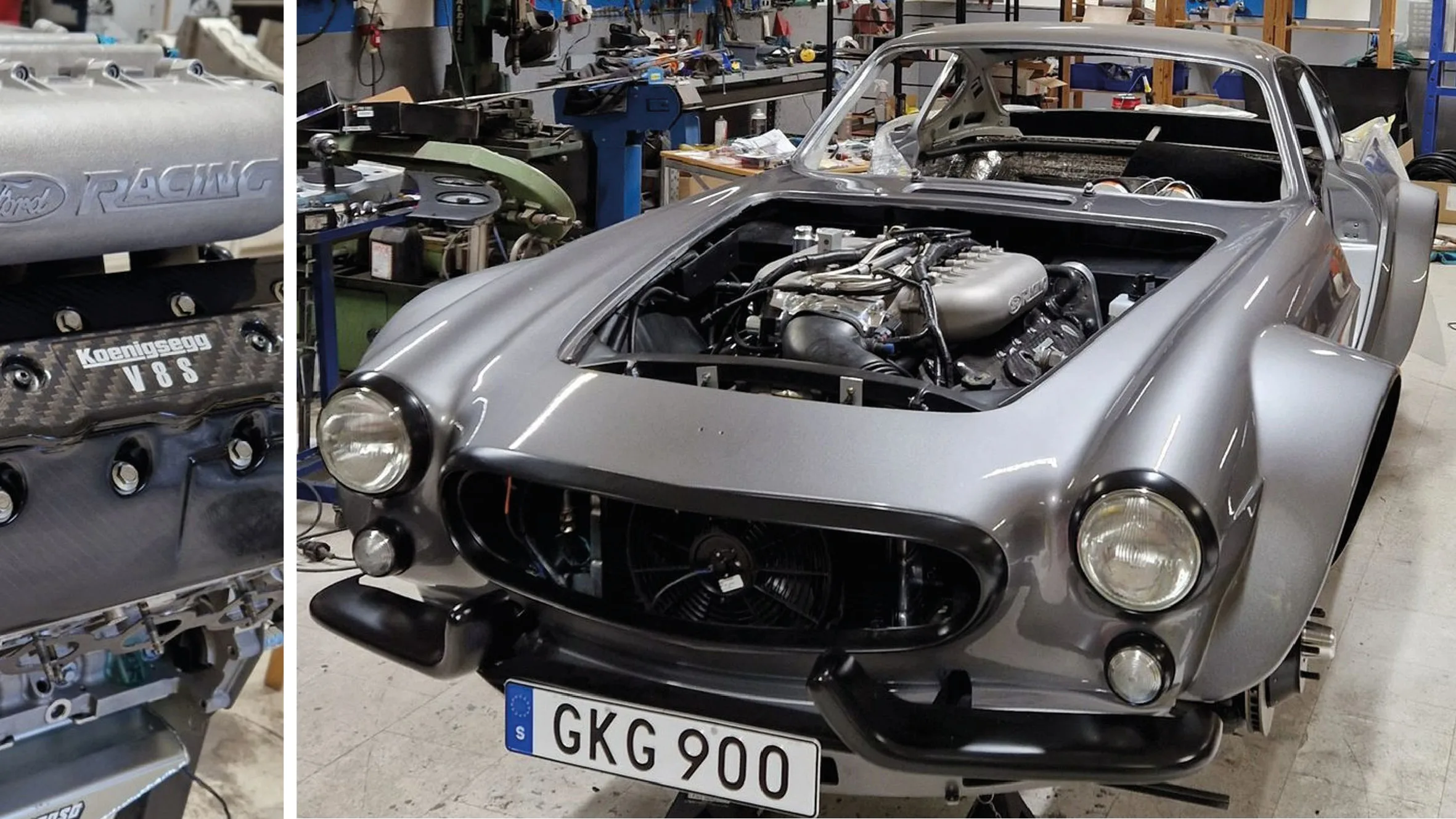 Unik Volvo P1800 – med delar från Koenigsegg | Carup.se