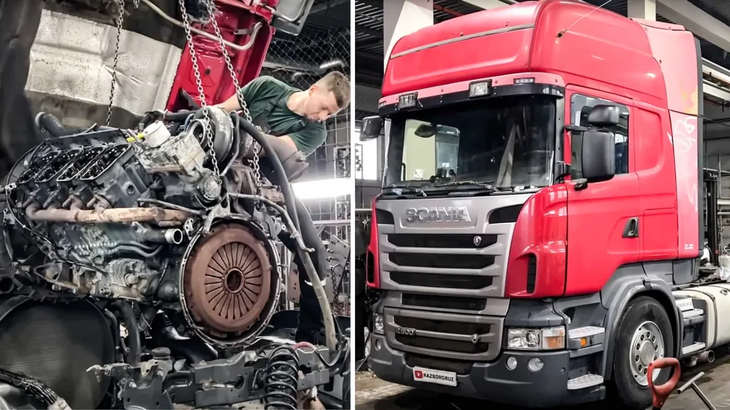 Tar isär Scania-motor – efter 180 000 mil | Carup.se