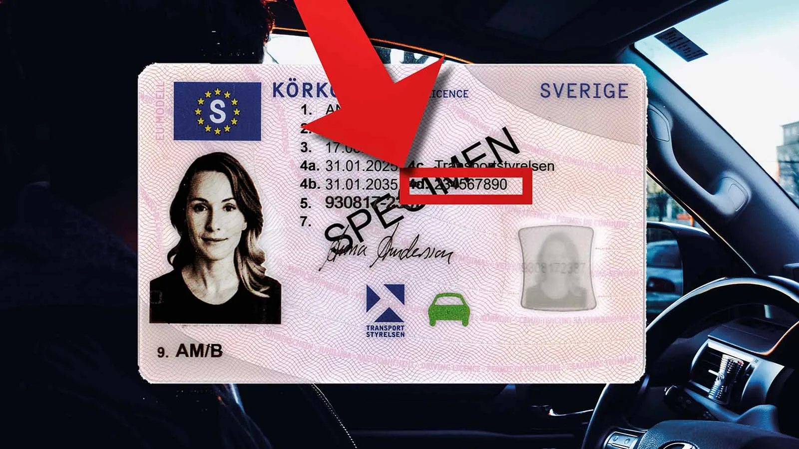 Hemliga koden på ditt körkort – får inte ges ut | Carup.se