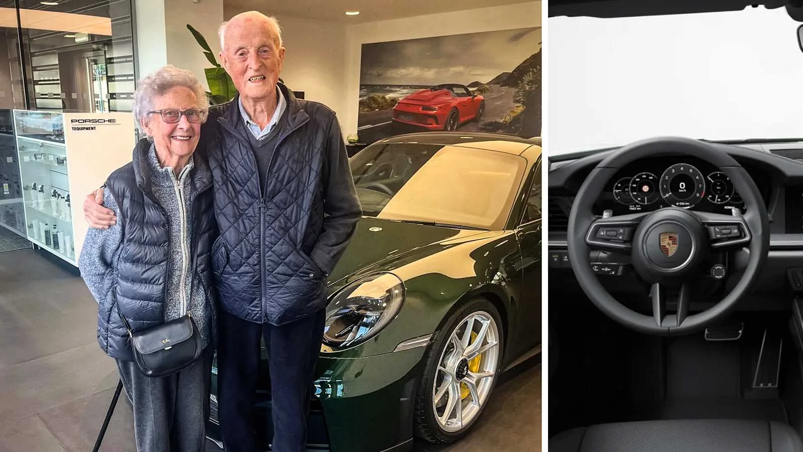 92-åringar köpte ny Porsche: ”Aldrig för sent” | Carup.se