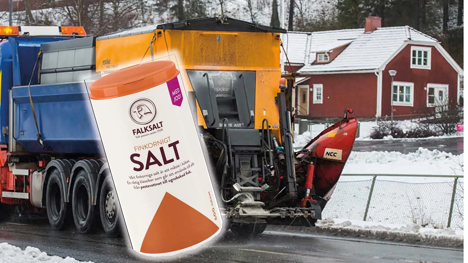 Nu börjar spridningen av 2 miljarder paket salt | Carup.se