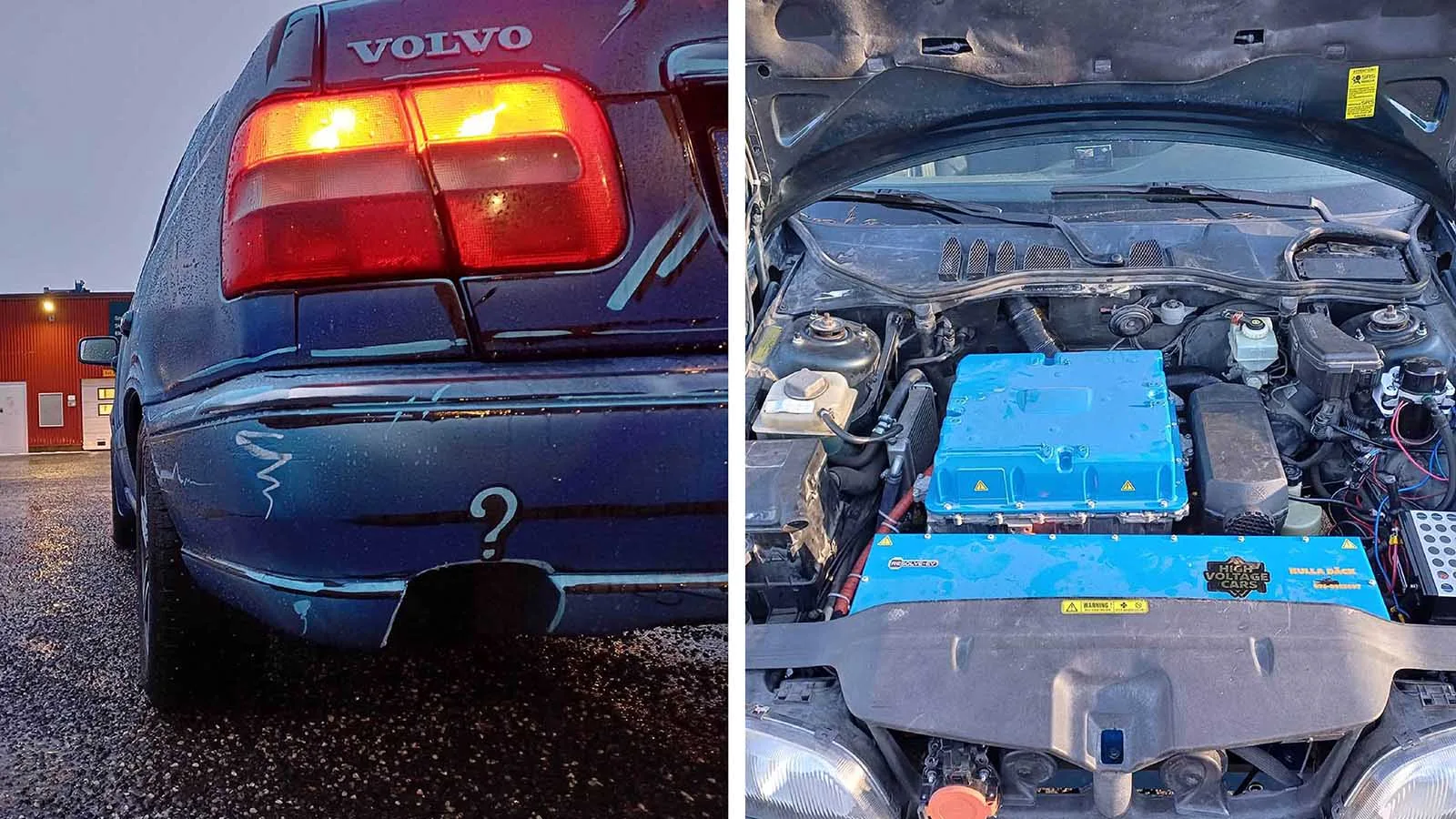 Förvandlade 29 år gammal Volvo till elbil | Carup.se